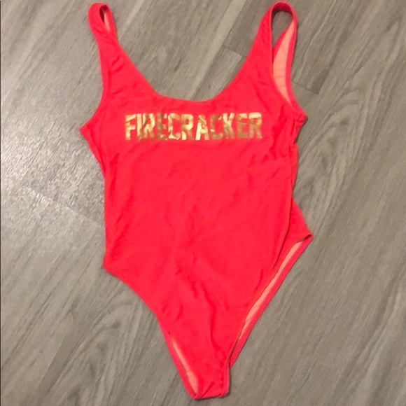 Xhilaration | Swim | Firecracker One Piece Swimsuit | Poshmark